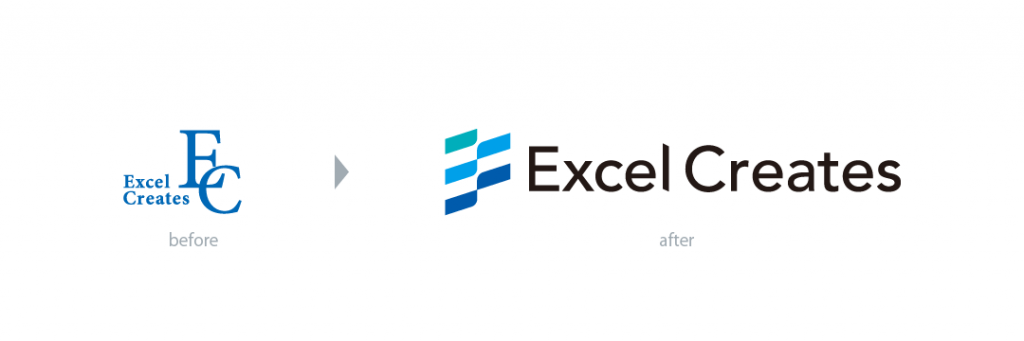 Excel-Creates Company logo was redesigned in-house | Excel Creates Inc.